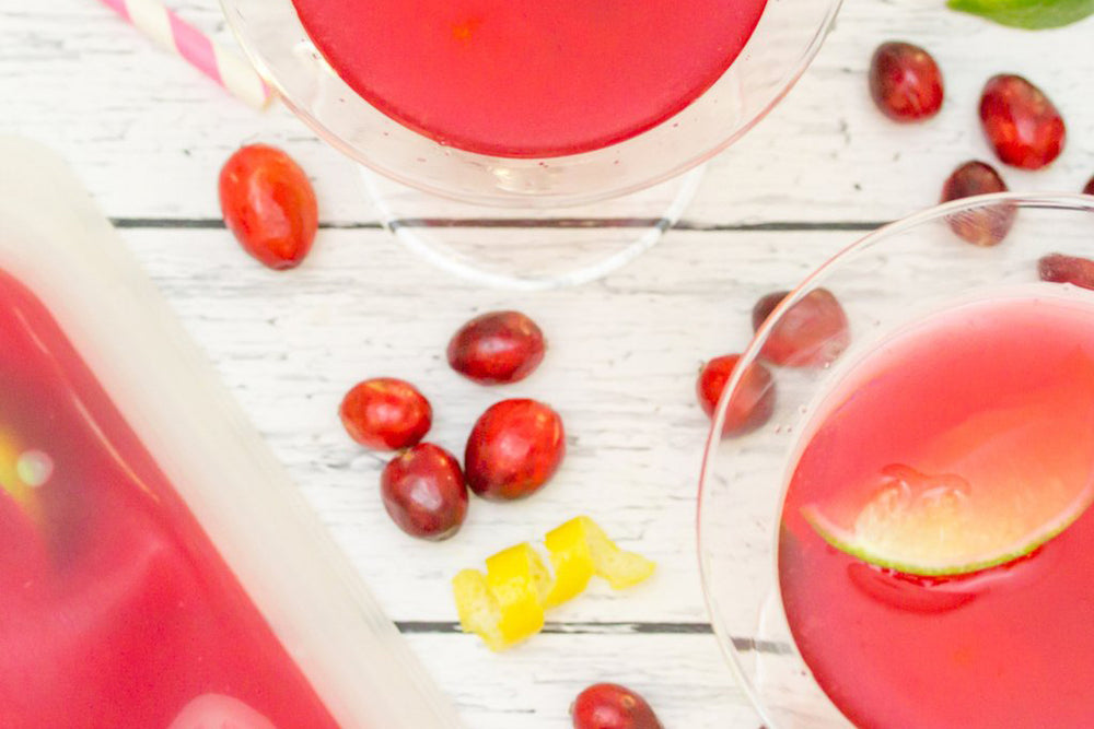 Quick-Infused Sous Vide Cranberry Cosmopolitan Recipe