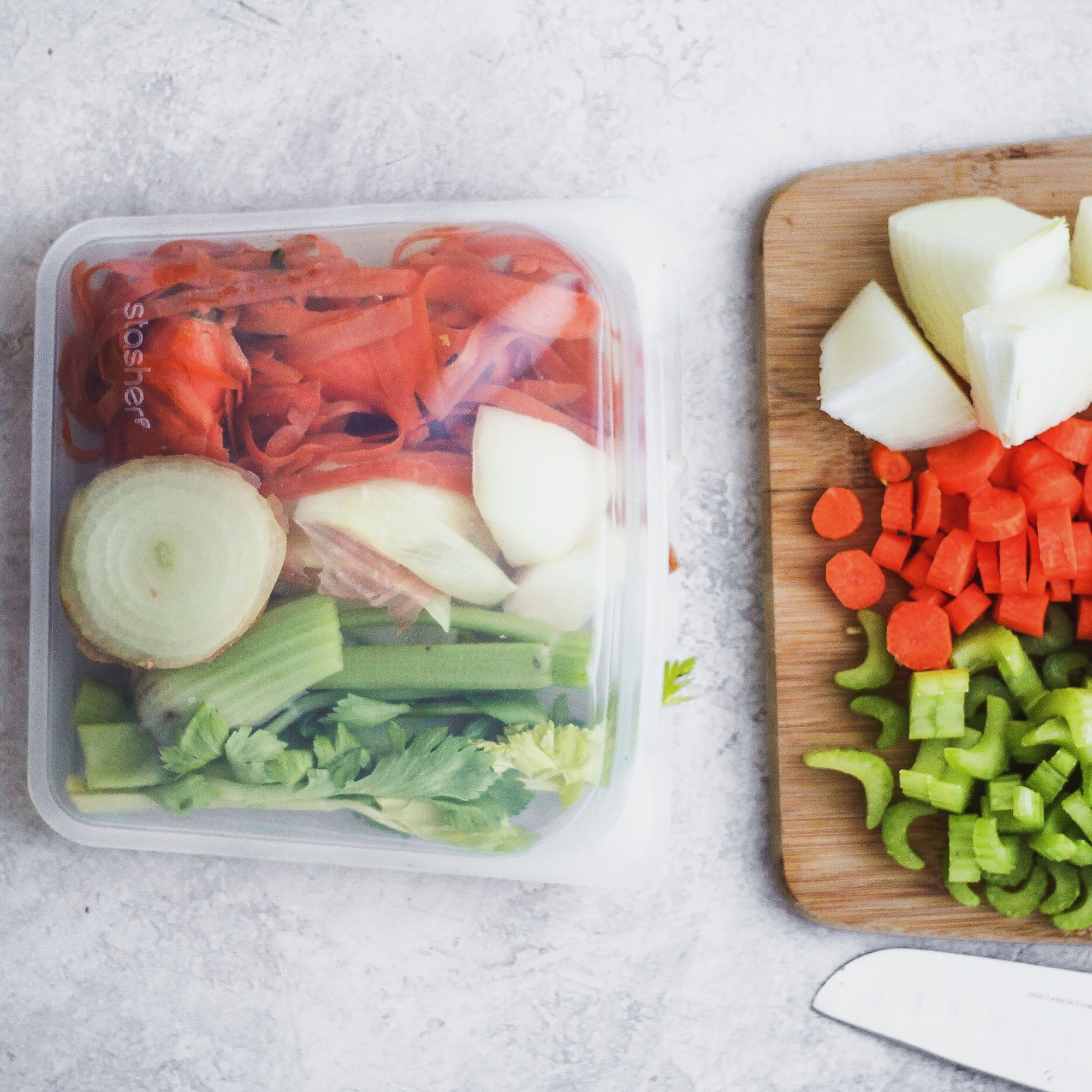 Stash Your Food Scraps for Homemade Broth | Stasher Bags