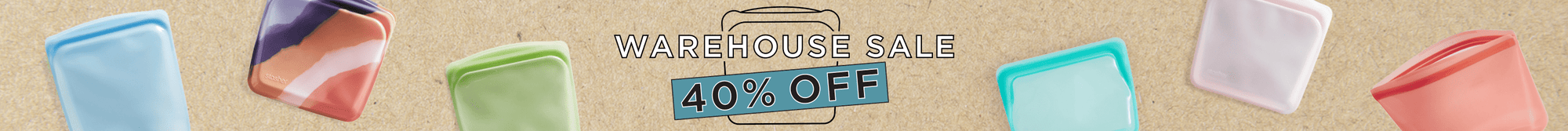 Stasher Warehouse Sale 40% Off