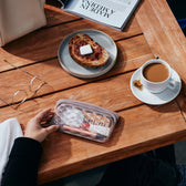 Small Cosmetic Bag: Silicone & Easy to Clean Makeup Pouch | Stasher