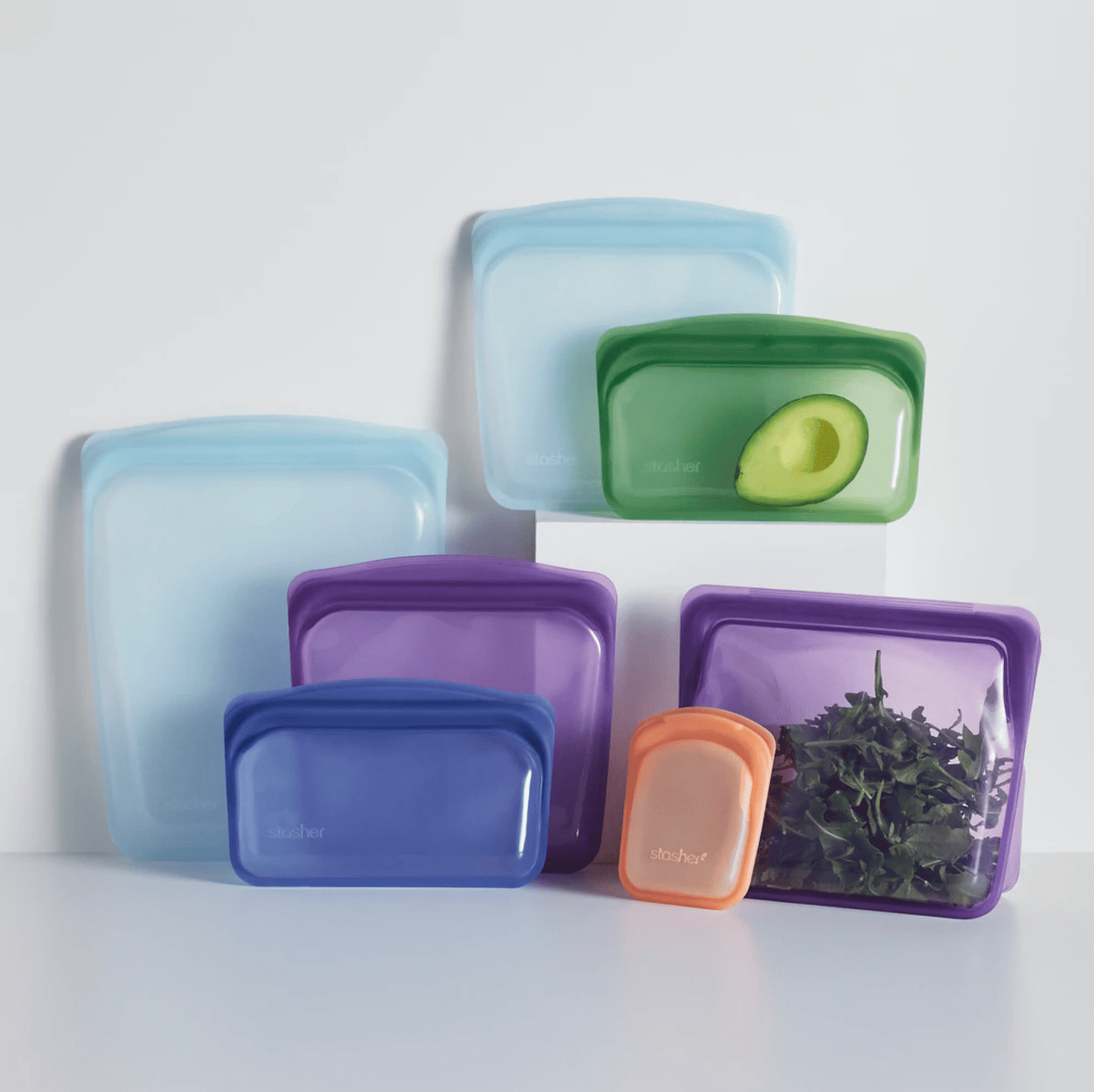 Reusable Silicone Bags | Reusable Snack, Sandwich & Storage Bags