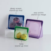 Stand-Up Pouch Bags 3-Pack | Colorful Stand-Up Set | Stasher